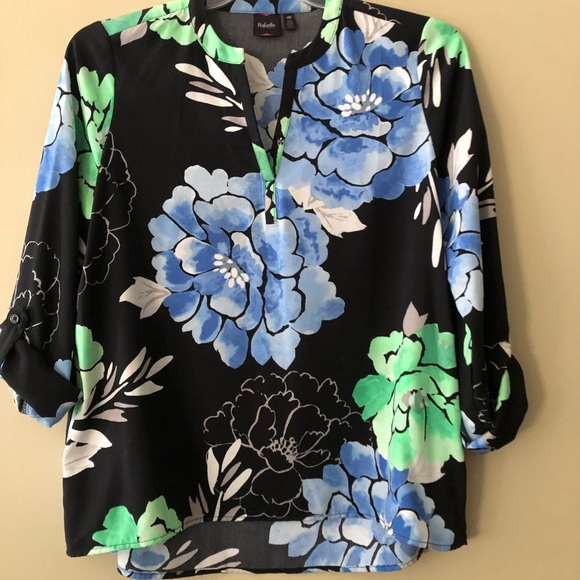 Rafaella | Tops | Rafaella Floral Blouse | Poshmark